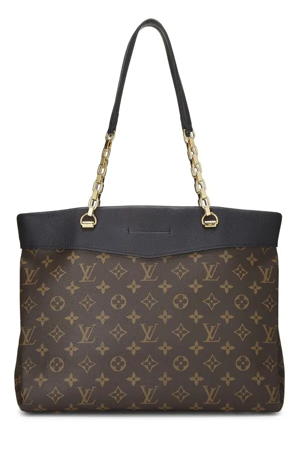 LOUIS VUITTON Monogram Canvas Pallas Shopper - Brown