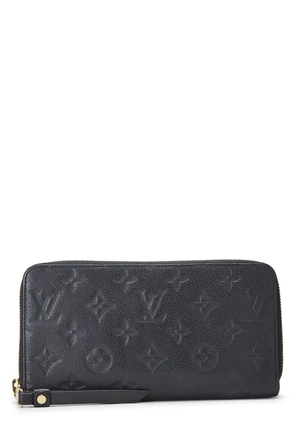 LOUIS VUITTON Blue Infini Monogram Empreinte Secret Wallet - Navy