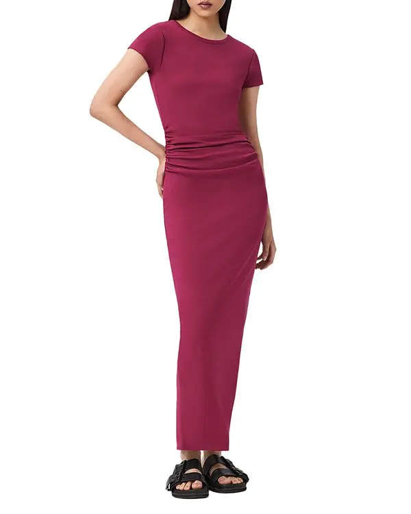 ALLSAINTS Katarina Sleeveless Maxi Dress - Pop Raspberry