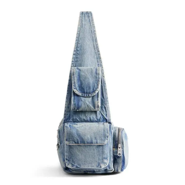 Balenciaga Superbusy Small Sling Bag Denim