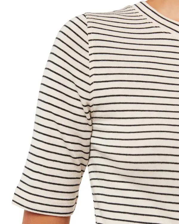 Whistles Striped Round Neck Tee
