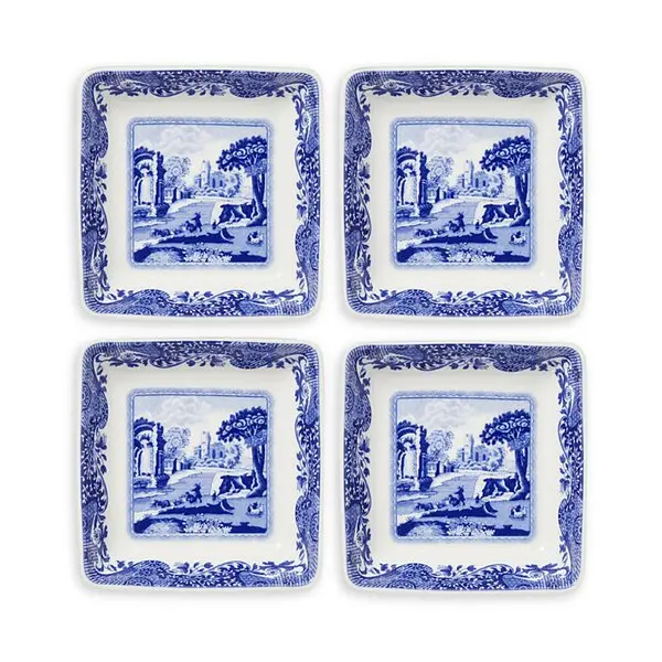 SPODE Italian Square Dishes, Set Of 4