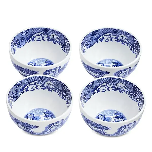 SPODE Italian Dip Bowls, Set Of 4 - Blue