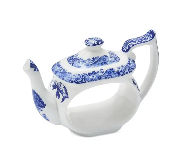 SPODE Italian Teapot Napkin Rings Set Of 4