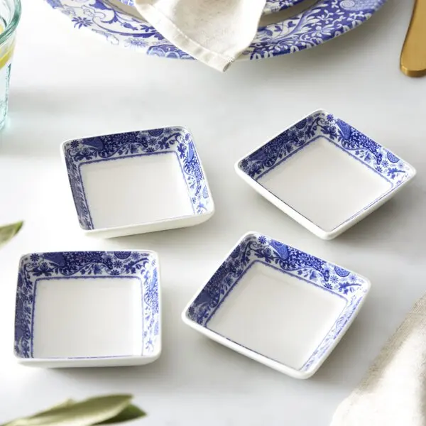 SPODE Brocato Square Dipping Dish, Set Of 4