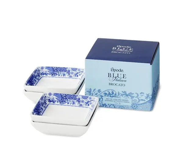 SPODE Brocato Square Dipping Dish, Set Of 4