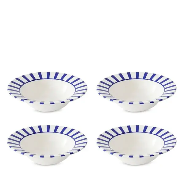 SPODE Italian Steccato Cereal Bowls, Set Of 4 - Blue
