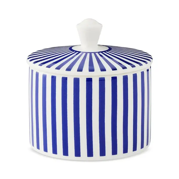 SPODE Italian Steccato Covered Sugar Bowl - Blue