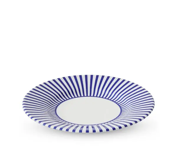SPODE Italian Steccato Narrow Stripe Tidbit Plates, Set Of 4