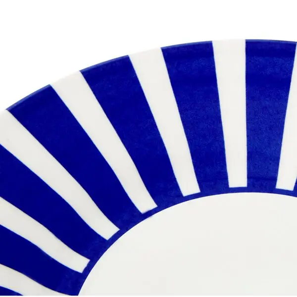 SPODE Italian Steccato Bold Stripe Tidbit Plates, Set Of 4