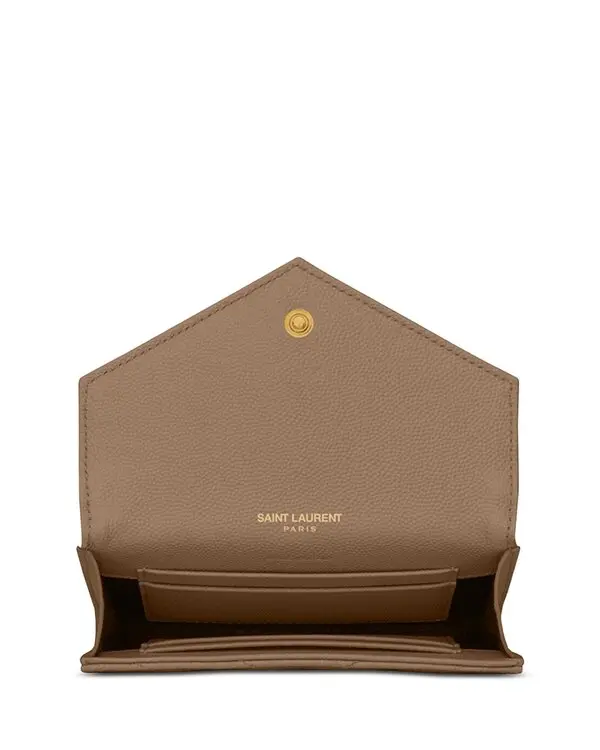 Saint Laurent Cassandre Matelasse Small Envelope Wallet