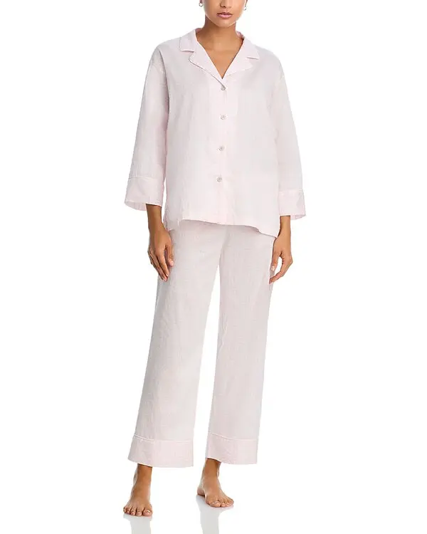 Natori Infinity Cotton Pajama Set - Blush Pink