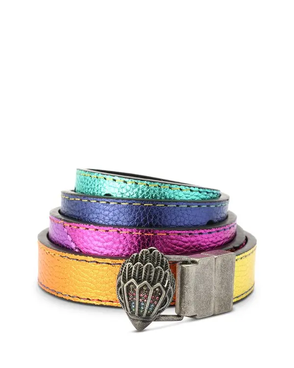 Kurt Geiger Reversible Purple and Blue Belt Kurt Geiger London Reversible Leather Belt | Nordstromrack main image 4