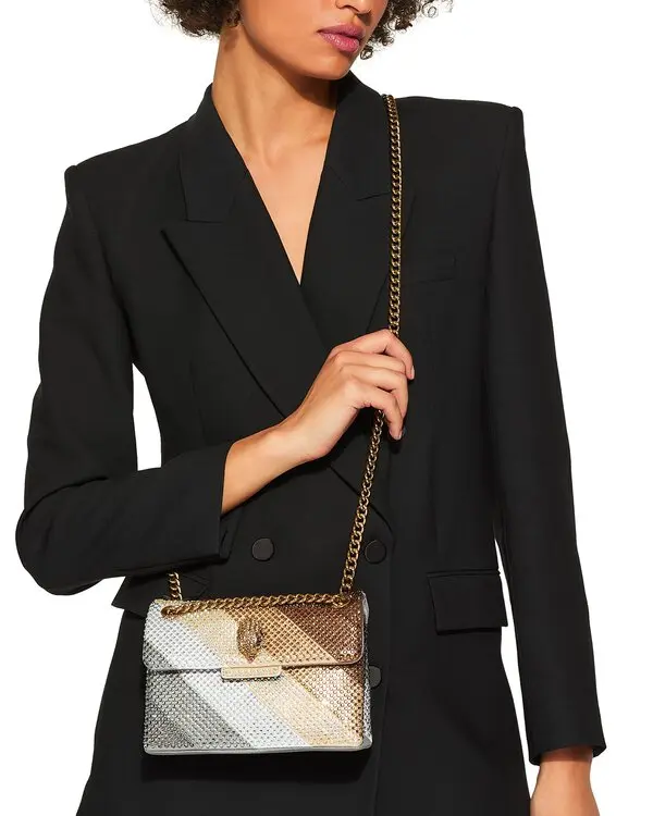 Kurt Geiger Mini Kensington Crossbody - Open Grey