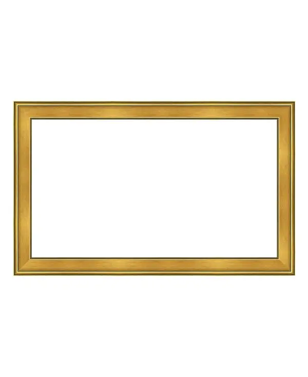 DECO TV FRAMES 75" Customizable Frame For Samsung The Frame Tv 2021-2025 - Antique Gold