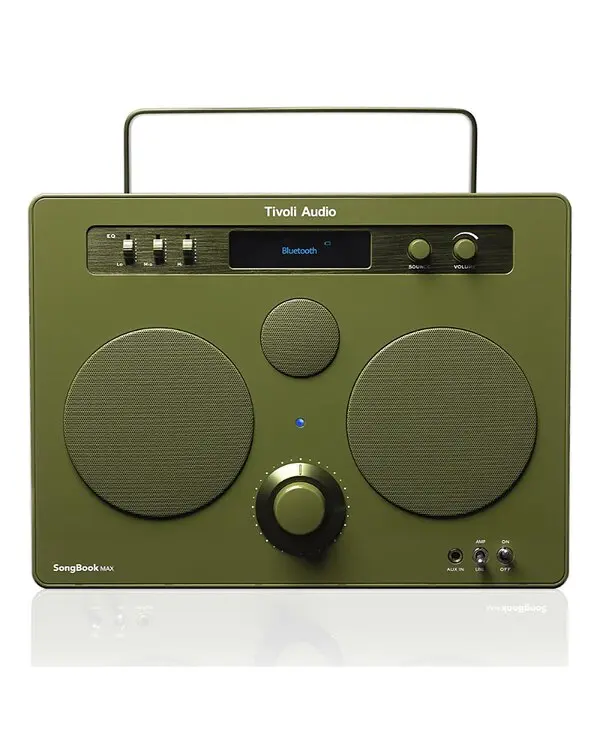 TIVOLI AUDIO Songbook Max Bluetooth Speaker With Built-in Pre-amp And Carrying Handle - Green