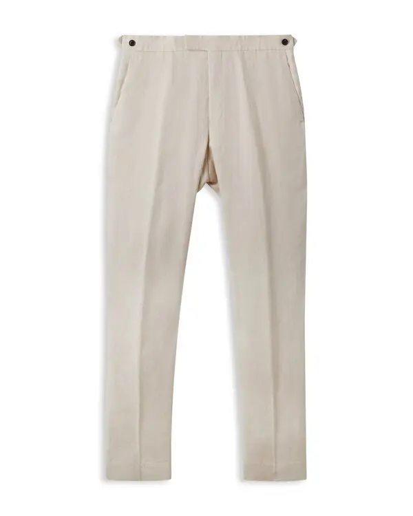 REISS Kin Linen Slim Fit Suit Pants