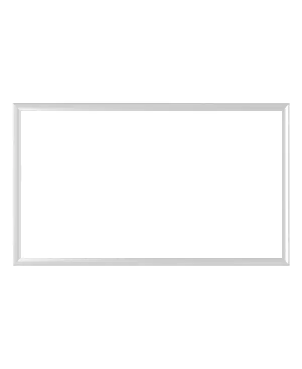 DECO TV FRAMES 55" Alloy Prismatic Frame For Samsung The Frame Or Frame Pro Tv 2021-2025 - Prismatic Pure White