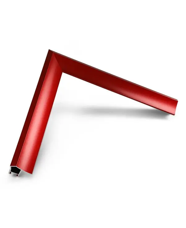 DECO TV FRAMES 50" Alloy Prismatic Frame For Samsung The Frame And Frame Pro Tv 2021-2025 - Prismatic Candy Apple Red