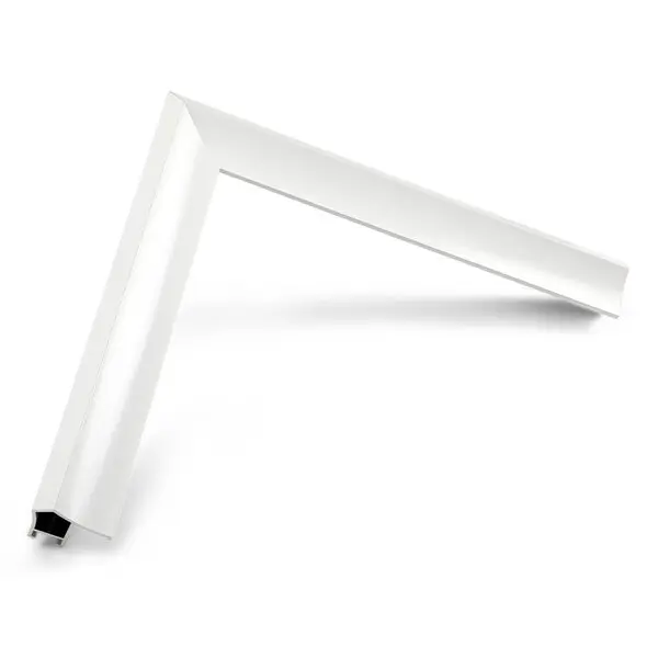 DECO TV FRAMES 32" Alloy Prismatic Frame For Samsung The Frame Or Frame Pro Tv 2021-2025 - Prismatic Pure White