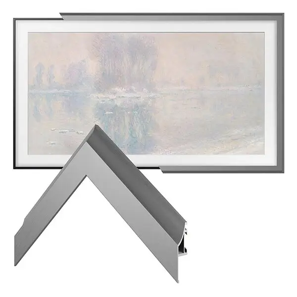 DECO TV FRAMES 32" Alloy Scoop Frame For Samsung The Frame Tv 2021-2024 - Scoop Graphite