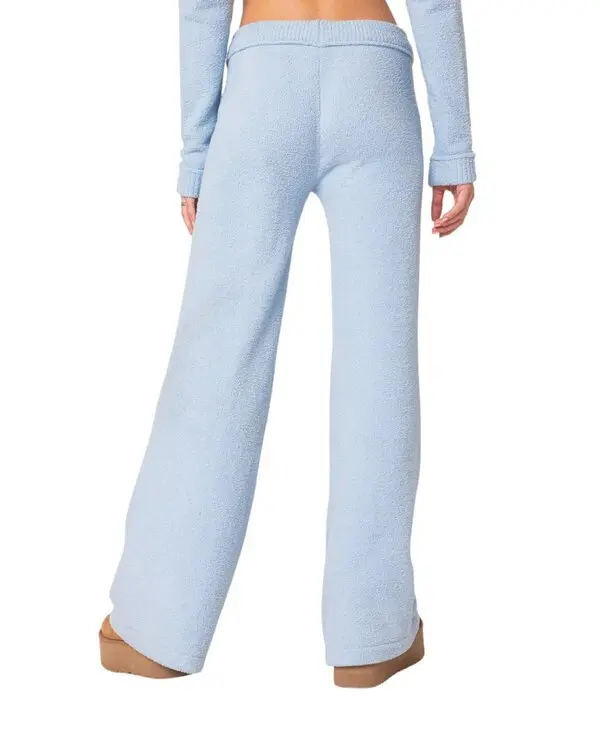 EDIKTED Plush Knit Pants