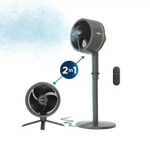 SHARK Flexbreeze Fan With Instacool Mist Attachment - Dark Grey
