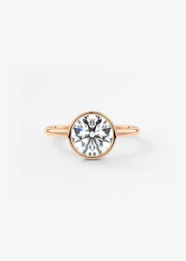 FRANK DARLING The Daily Bezel Round Ring - Yellow Gold