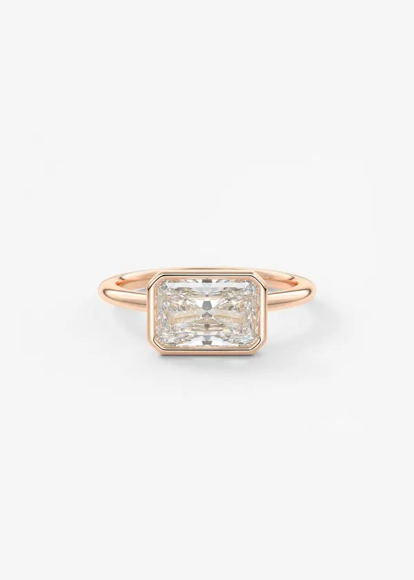 FRANK DARLING The Daily Bezel E.w. Radiant Ring - Yellow Gold