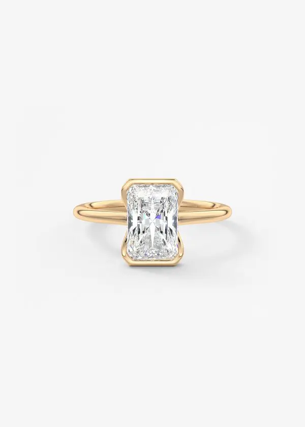 FRANK DARLING The Clutch Radiant Cut Engagement Ring - Yellow Gold