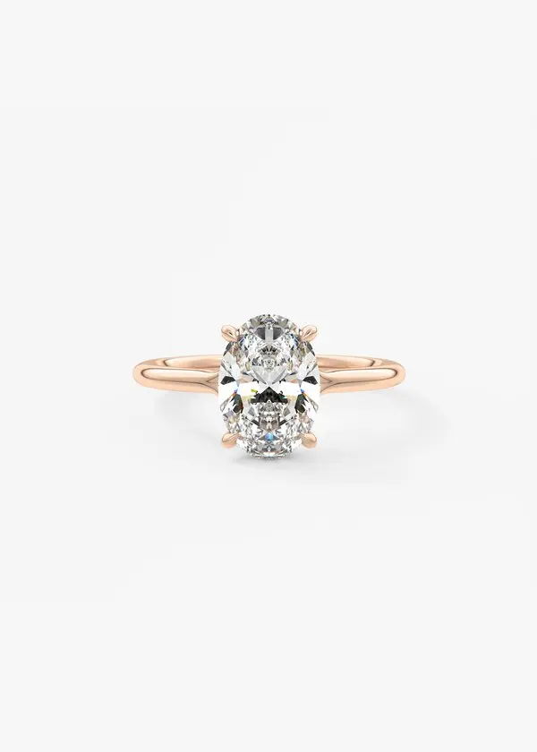 FRANK DARLING The Breezy Oval Engagement Ring - Yellow Gold