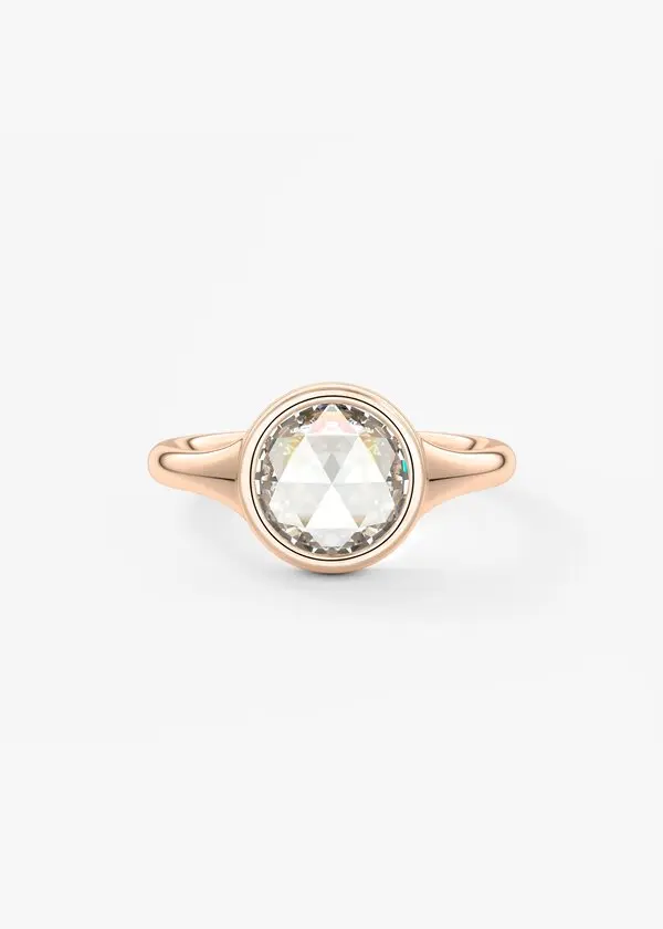 FRANK DARLING Golden Bathtub Rose Cut Ring - Yellow Gold