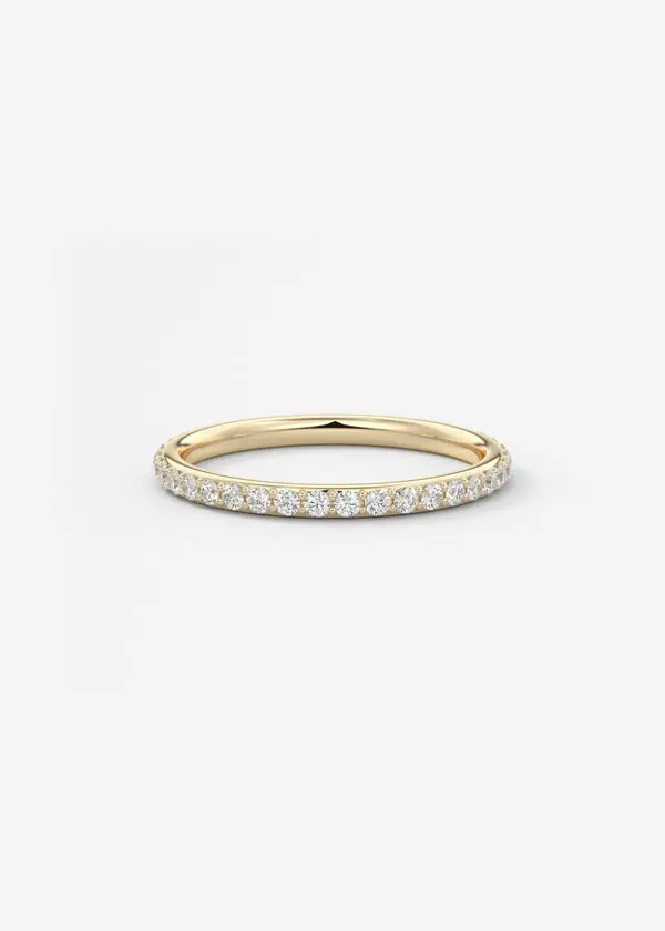 FRANK DARLING The Skinny Eternity 1.8mm Band - Yellow Gold