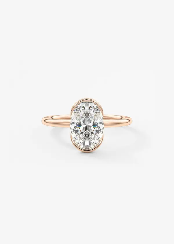 FRANK DARLING The Clutch Oval Engagement Ring - Yellow Gold