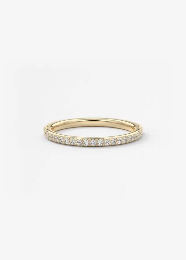 FRANK DARLING The Skinny Half Eternity 1.5mm - Yellow Gold