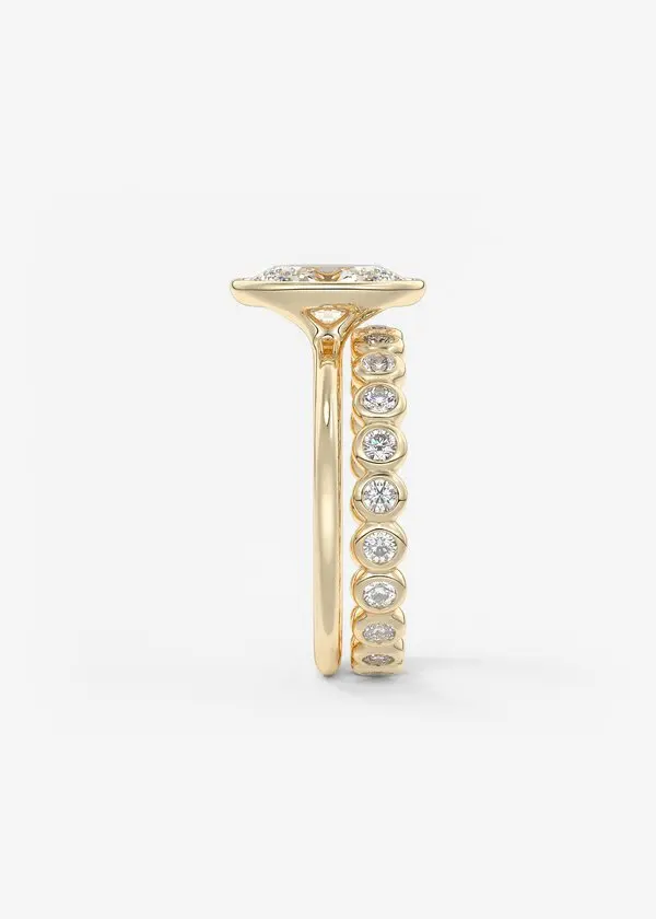 FRANK DARLING Daily Bezel Oval Ring - Yellow Gold