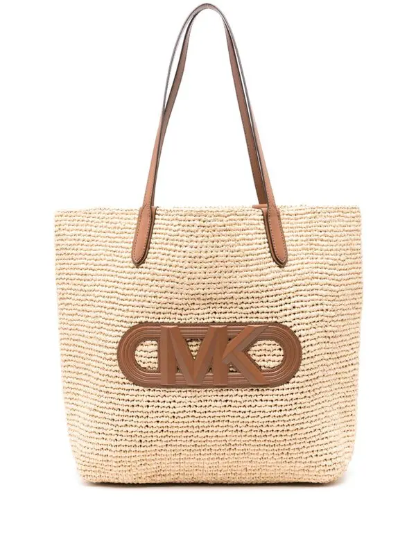 Michael Kors Logo-patch Tote Bag - Neutrals