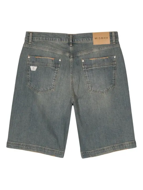 MISBHV Sunset Washed Denim Shorts