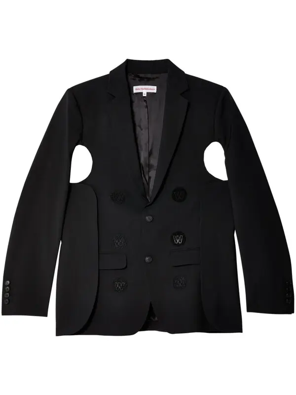 WALTER VAN BEIRENDONCK Star Cut-out Blazer