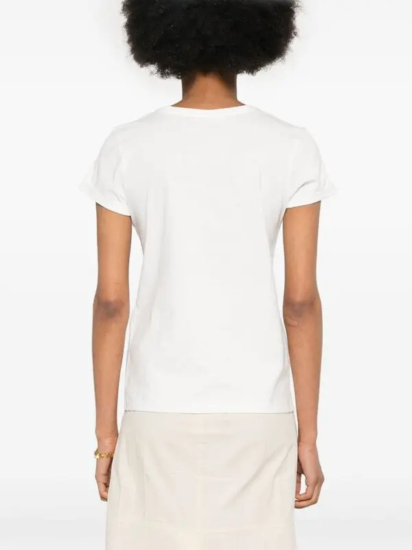 TWINSET Logo-embroidered Cotton T-shirt