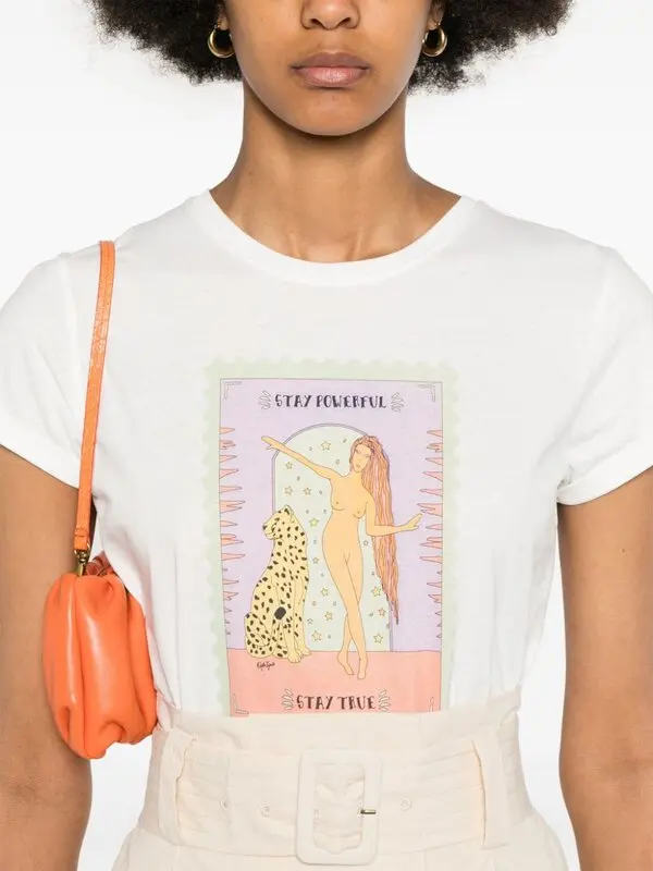 TWINSET Logo-embroidered Cotton T-shirt