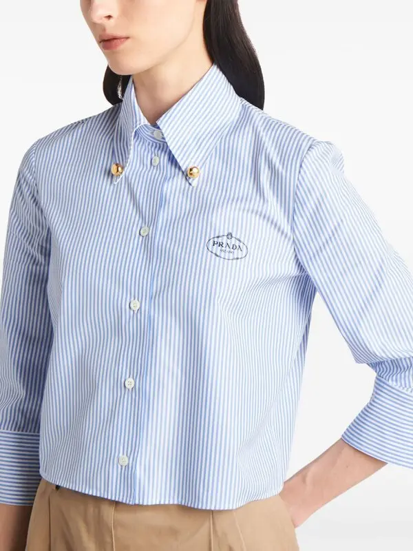 Prada Striped Cotton Shirt