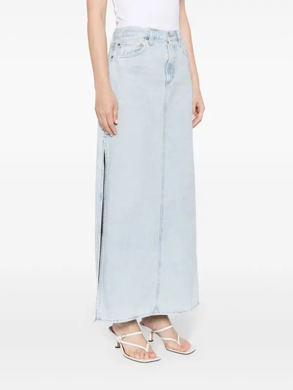 AGOLDE Astrid Denim Maxi Skirt