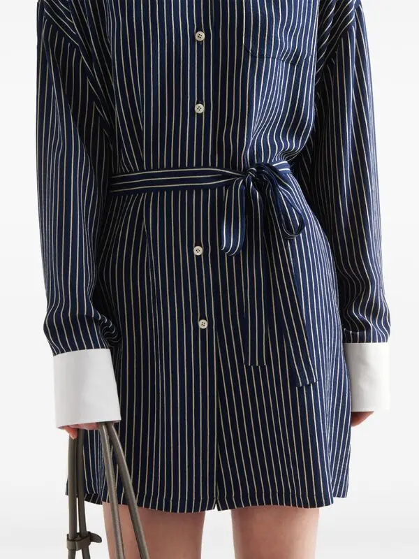 Prada Striped Silk Shirt