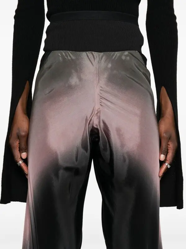 Rick Owens Gradient-effect Panelled Palazzo Pants