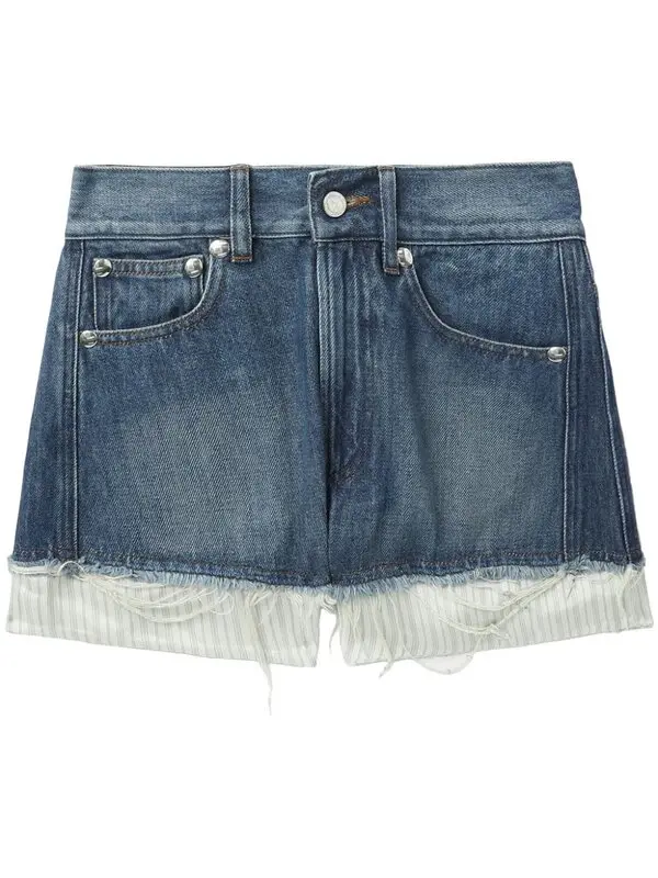 A.p.c. Layered Denim Shorts