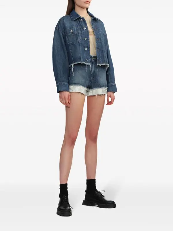 A.p.c. Layered Denim Shorts