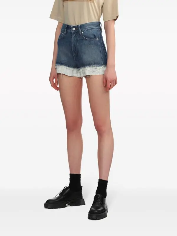 A.p.c. Layered Denim Shorts