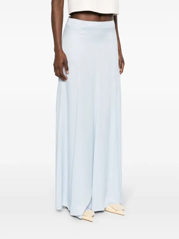 TWINSET High-waisted Flared Maxi Skirt