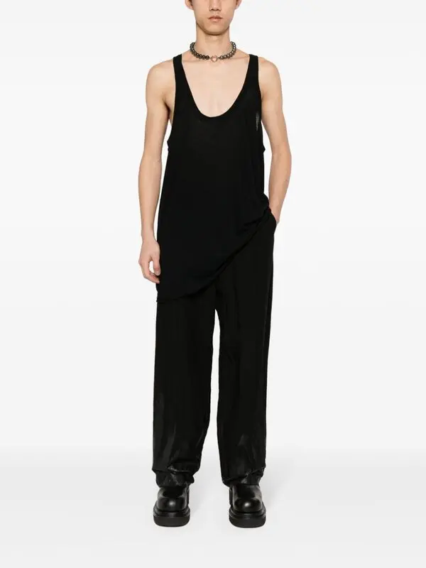 Rick Owens Fog Cotton Tank Top